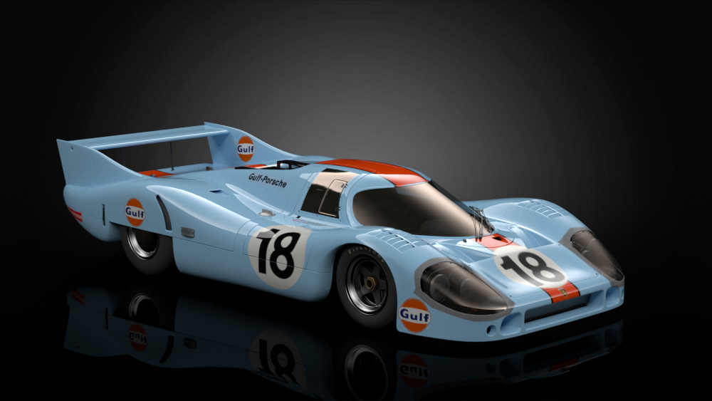 Porsche 917 LH 1971 #18 - LeMans3D