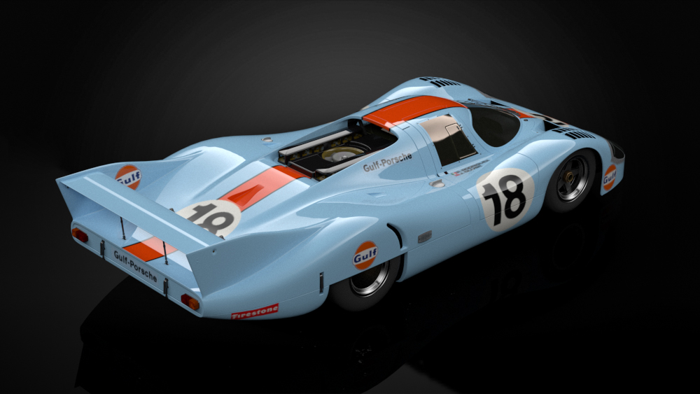 Porsche 917 LH 1971 #18 - LeMans3D