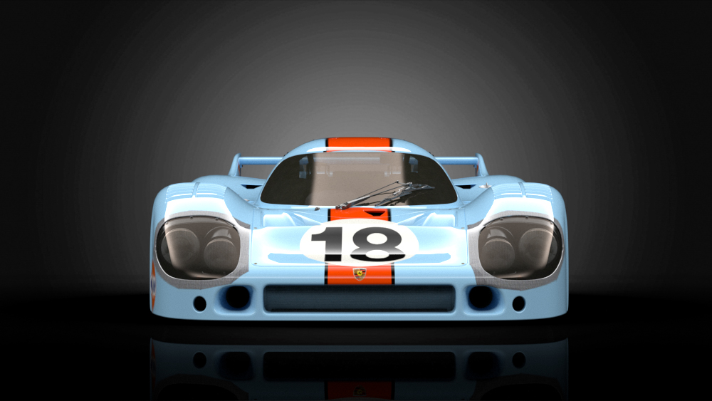 Porsche 917 LH 1971 #18 - LeMans3D